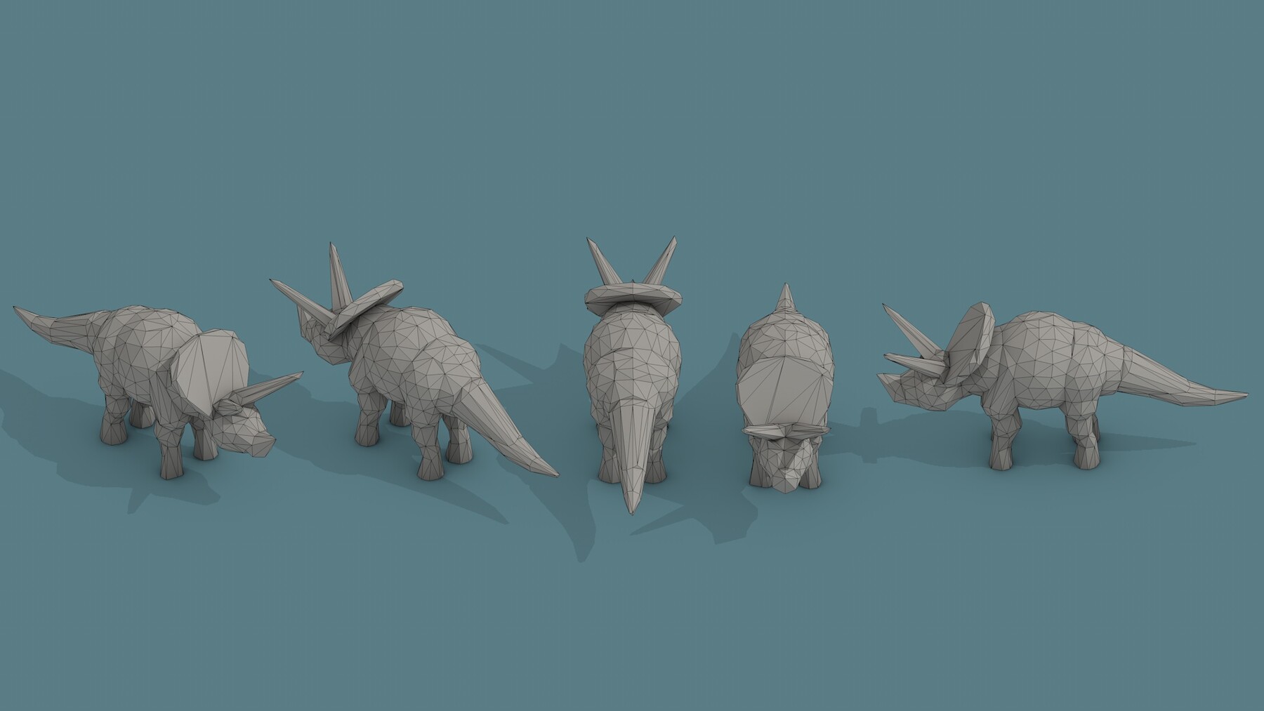 ArtStation - Low Poly Animal Isometric Icon Pack 02 | Game Assets