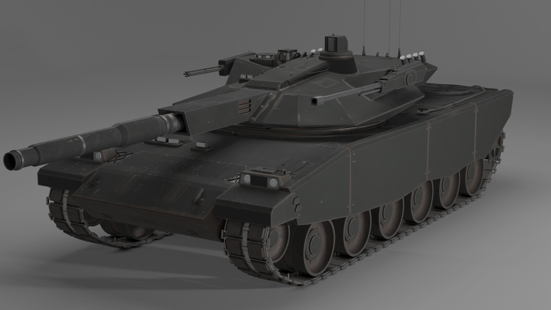 ArtStation - Modern MBT T-118 Jaguar | Game Assets