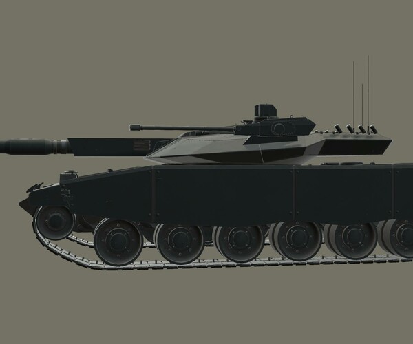 ArtStation - Modern MBT T-118 Jaguar | Game Assets