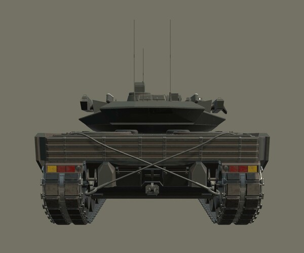 ArtStation - Modern MBT T-118 Jaguar | Game Assets