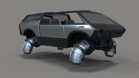 ArtStation - Flying jet car concept | Resources