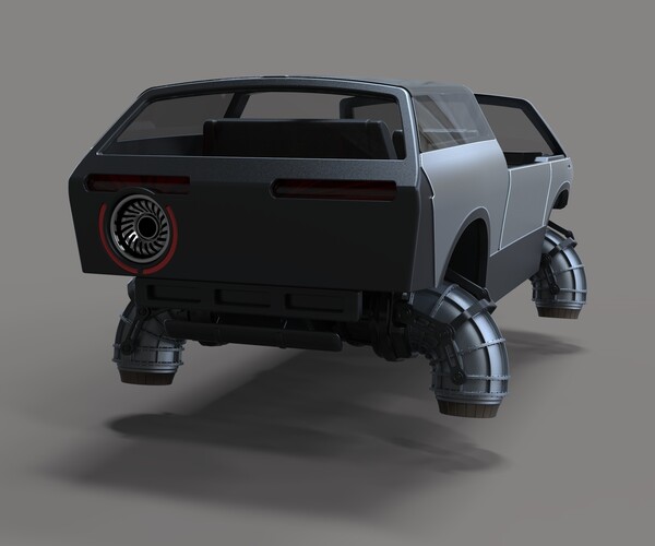 ArtStation - Flying jet car concept | Resources