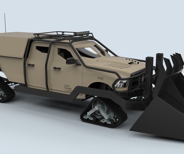 ArtStation - Dodge Ice Ram from the movie Fast 8 | Resources