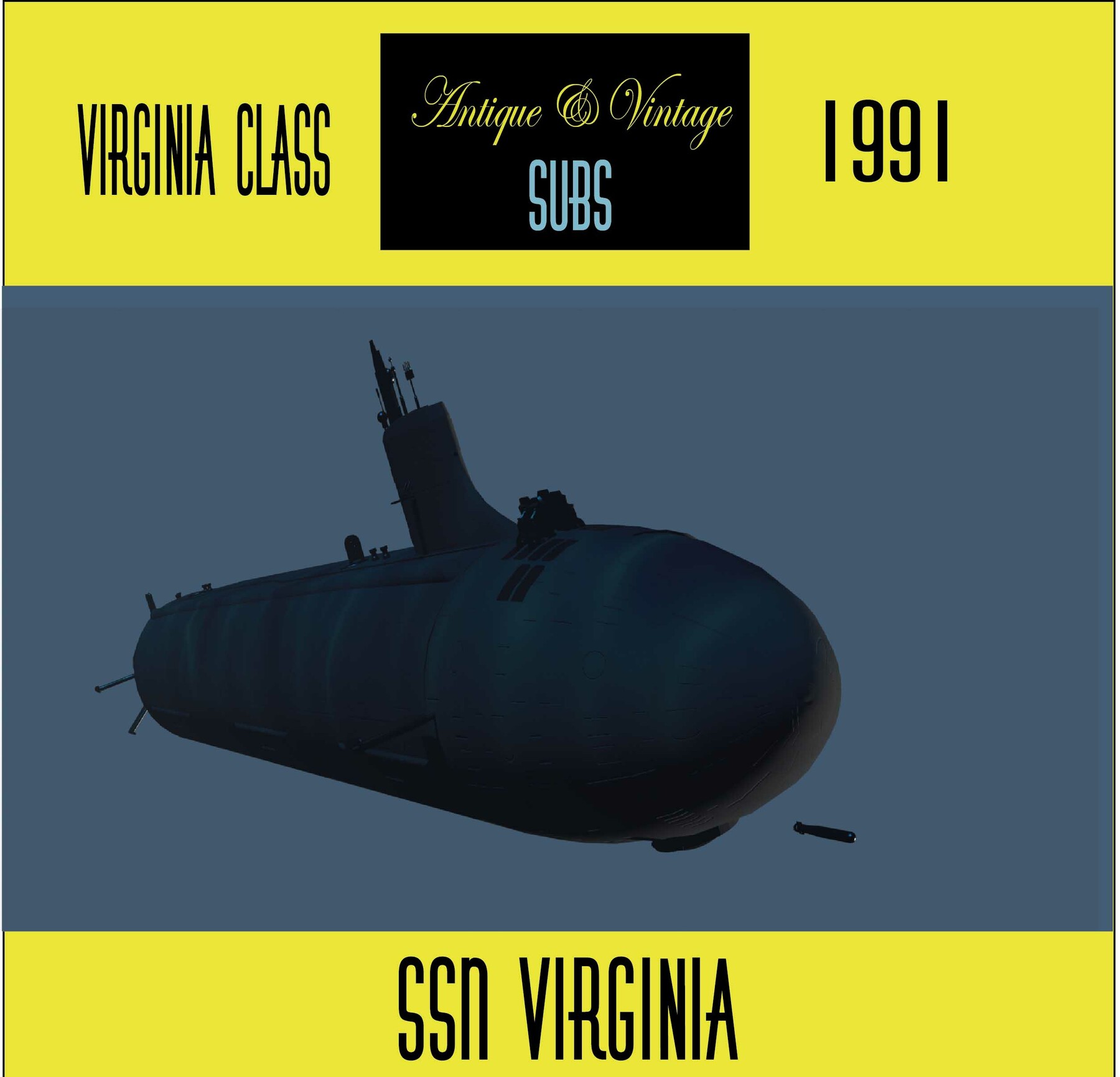 ArtStation - Virginia class 3d model | Resources