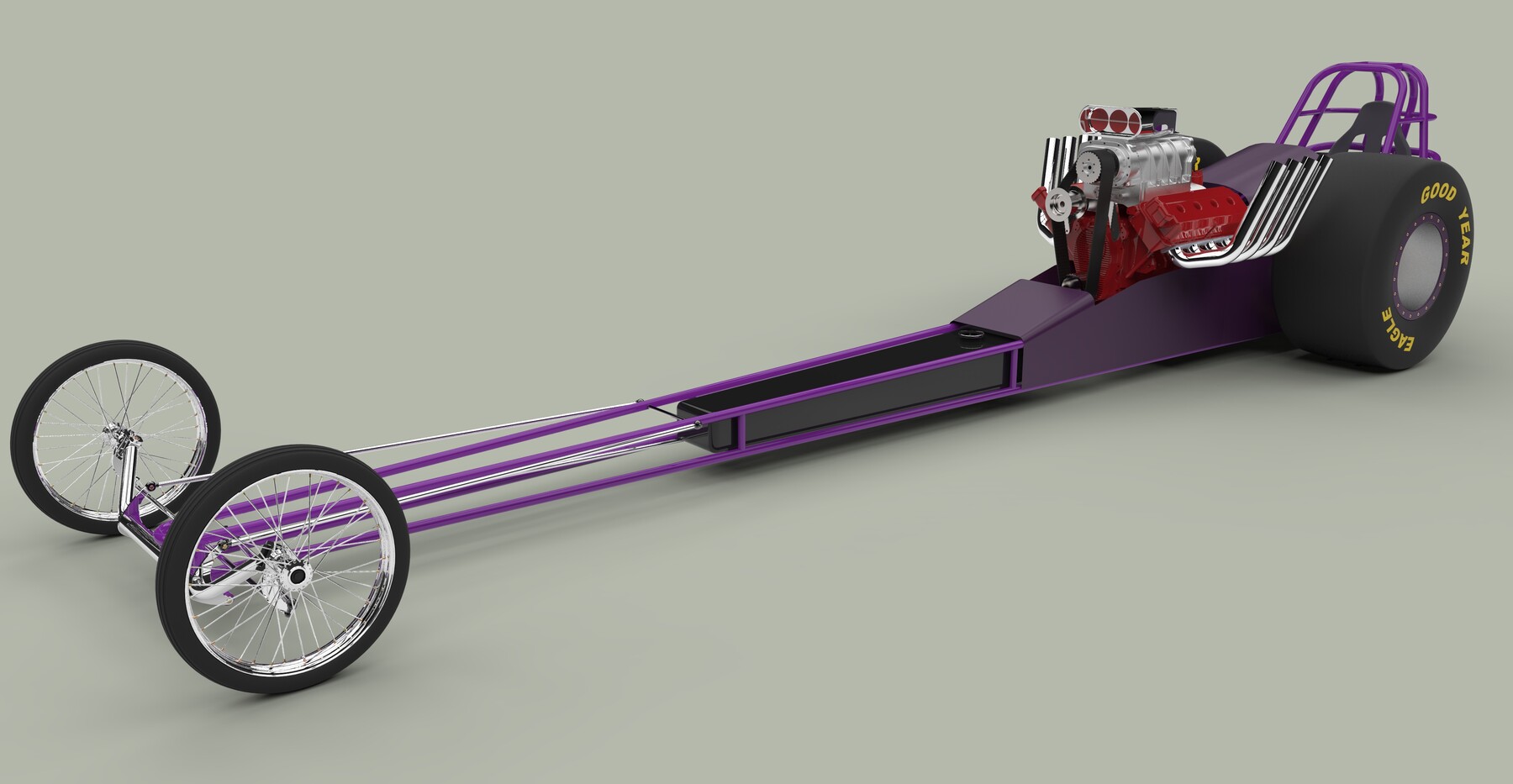 ArtStation - Front engine dragster | Resources