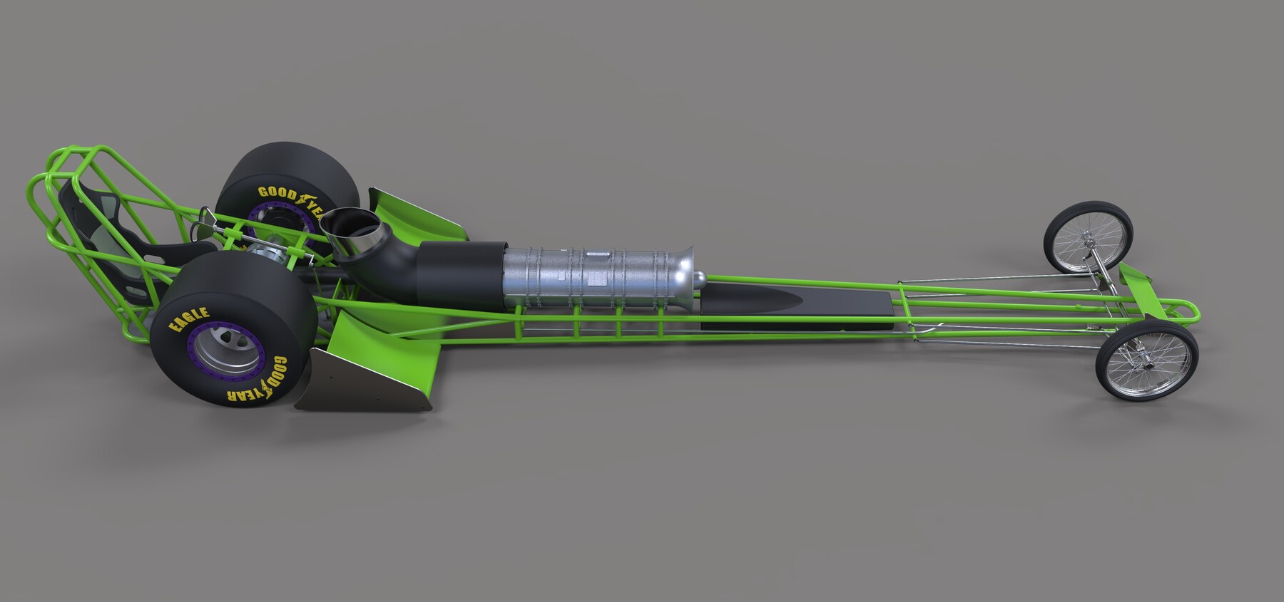 ArtStation - Front engine jet dragster | Resources