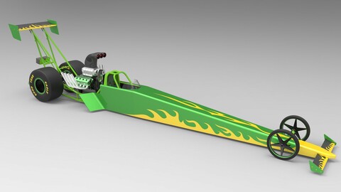 ArtStation - Top fuel dragster | Resources