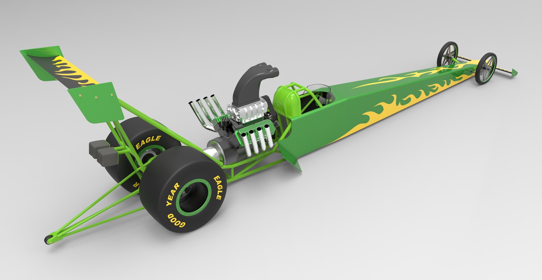 ArtStation - Top fuel dragster | Resources