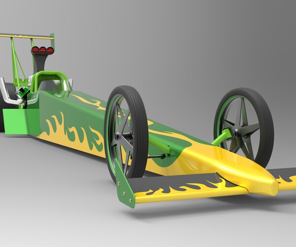 ArtStation - Top fuel dragster | Resources