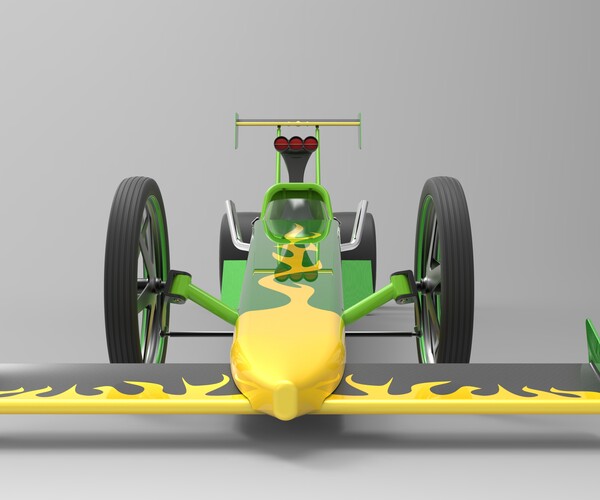 ArtStation - Top fuel dragster | Resources