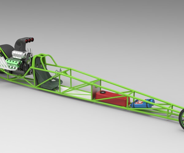 ArtStation - Top fuel dragster | Resources