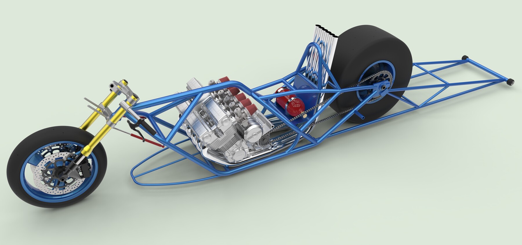 ArtStation - Top fuel bike dragster | Resources