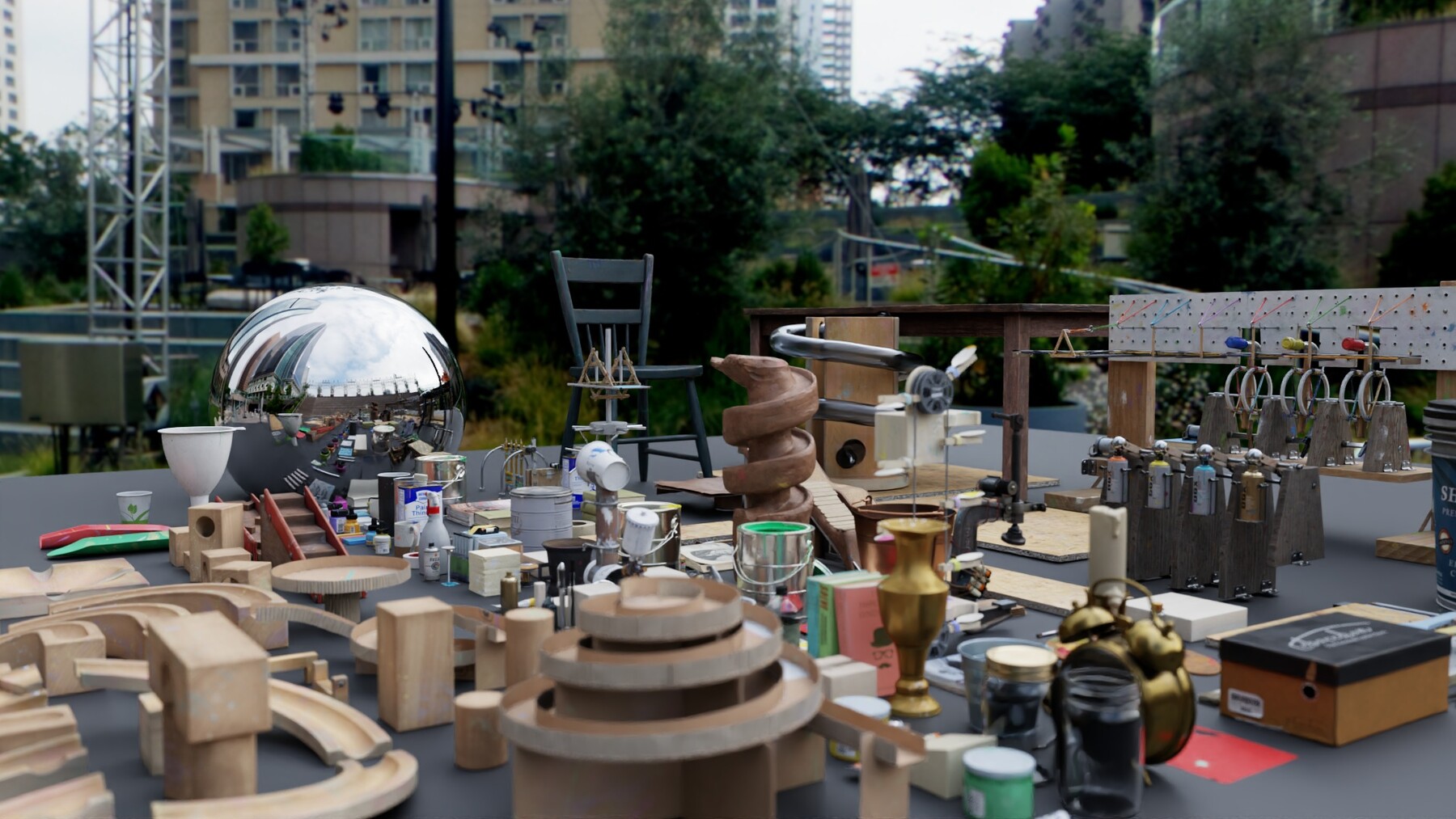 ArtStation - HDR 360 Panorama - DTLA - 22 United States Courthouse ...