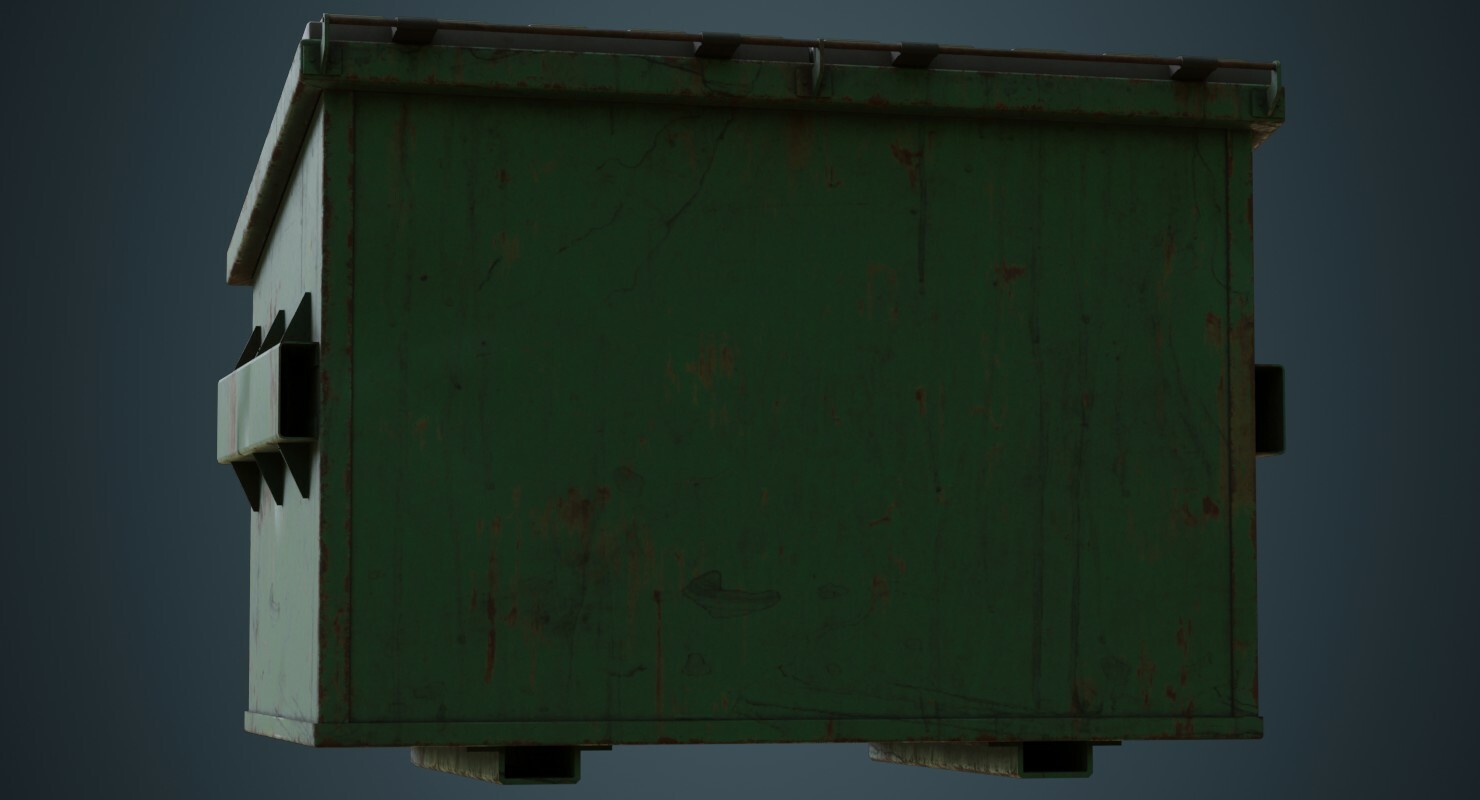 ArtStation - Dumpster 2B | Game Assets
