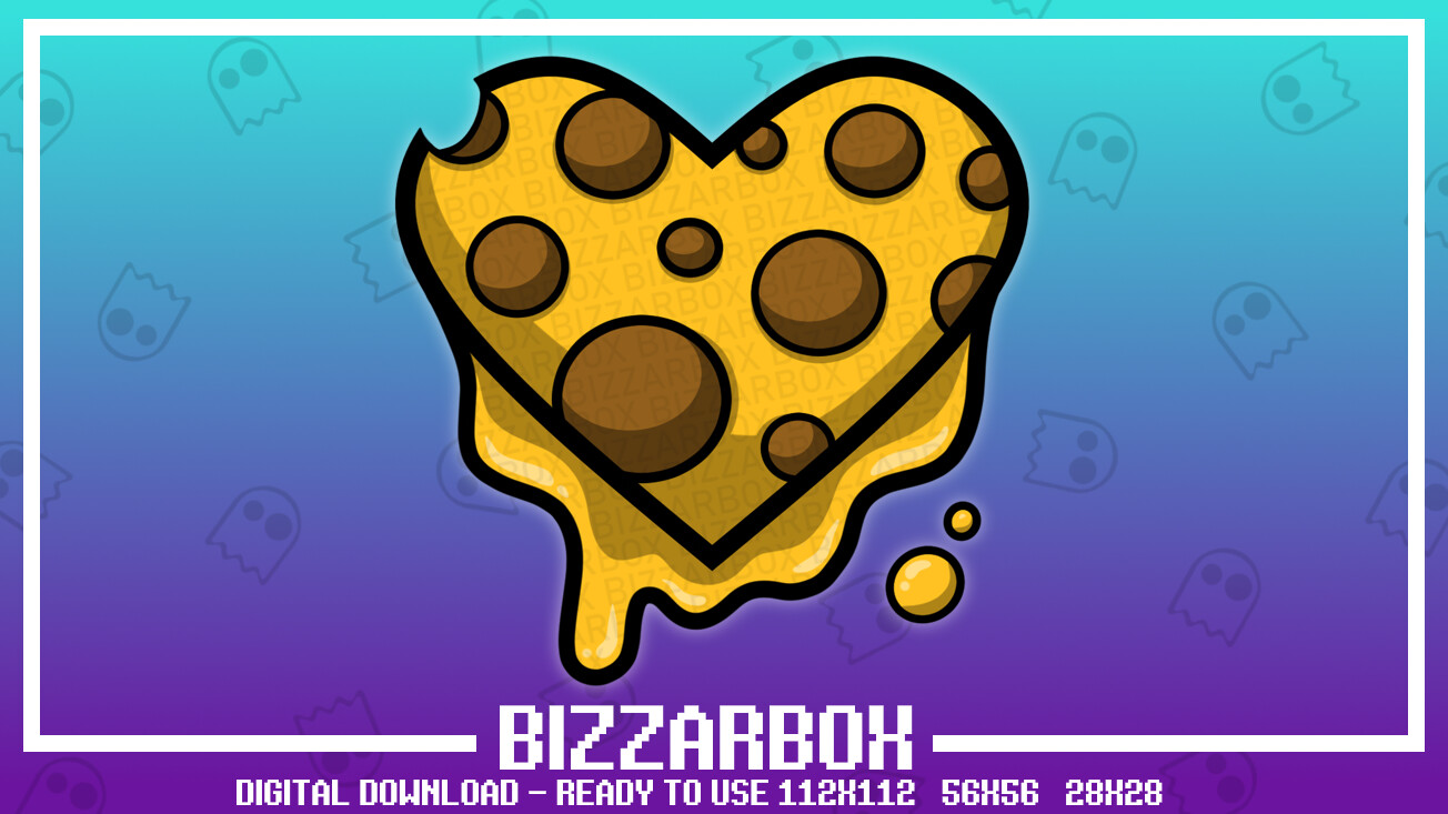 ArtStation - Twitch Emote: Cheesy Heart | Artworks