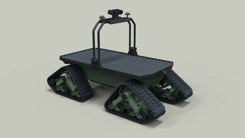 ArtStation - Tracked cargo robot | Resources