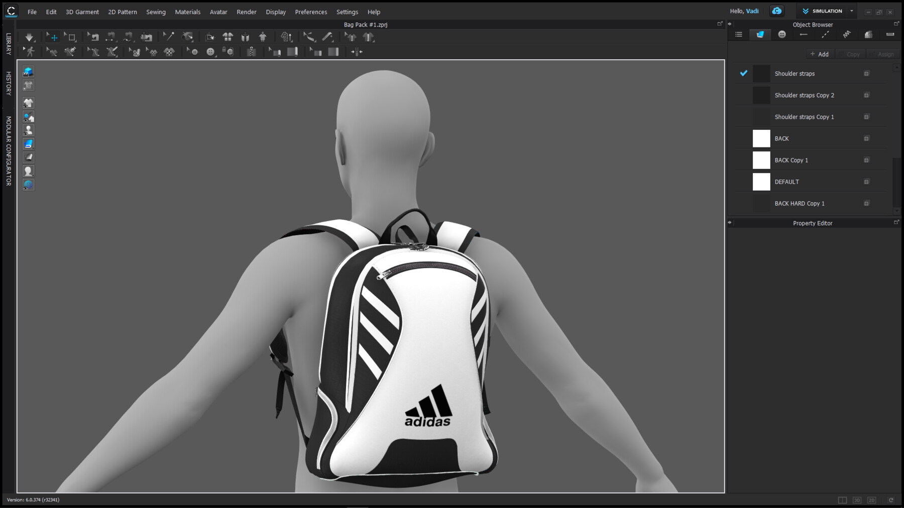 ArtStation - Backpack №1. Marvelous Designer / Clo 3D project +obj ...