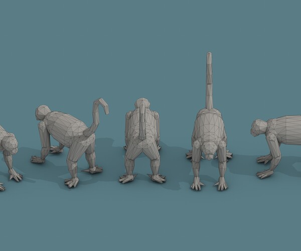 ArtStation - Low Poly Animal Isometric Icon Pack 03 | Game Assets