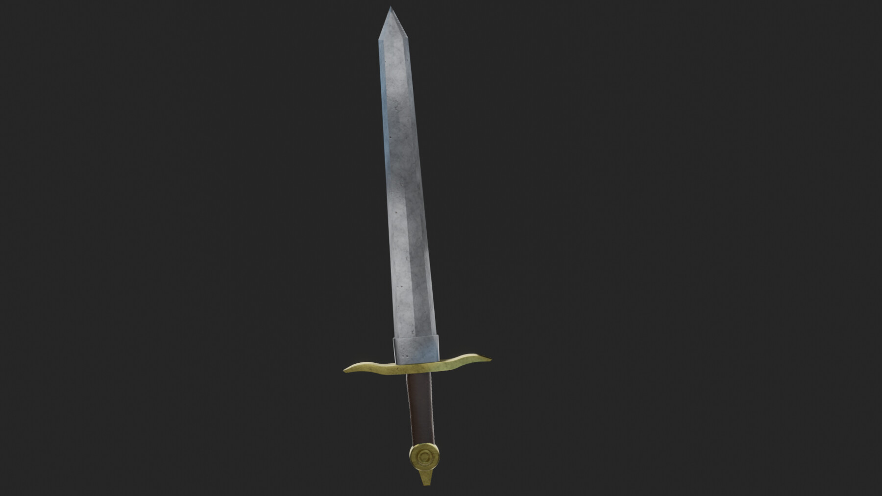 ArtStation - Realistic Sword - Steel and Gold | Resources