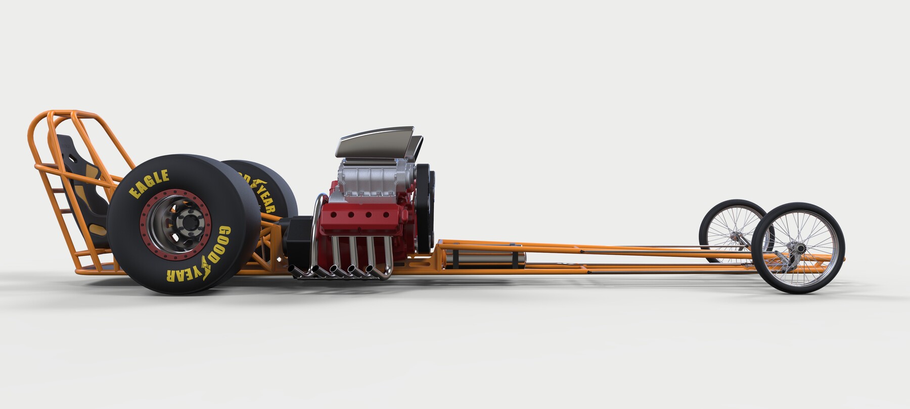 ArtStation - Twin-engined dragster | Resources