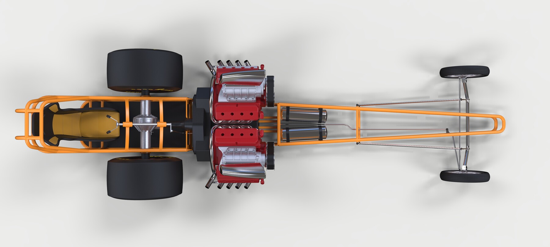 ArtStation - Twin-engined dragster | Resources