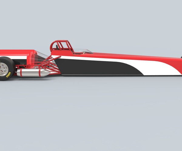 ArtStation - Twin-engined jet dragster | Resources