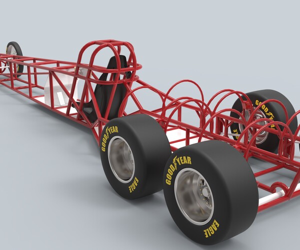 ArtStation - Twin-engined jet dragster | Resources