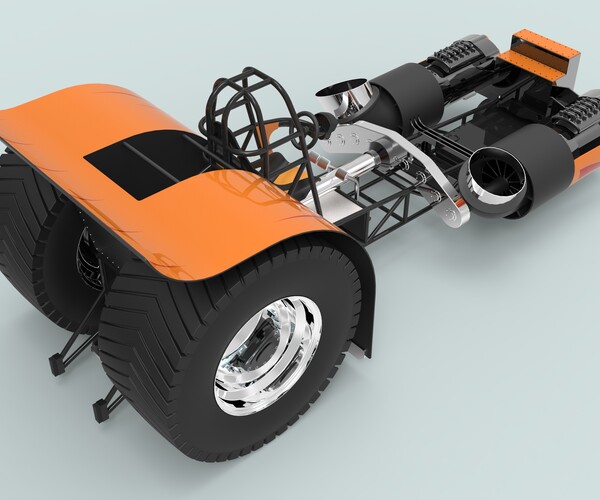 ArtStation - Jet pulling tractor | Resources