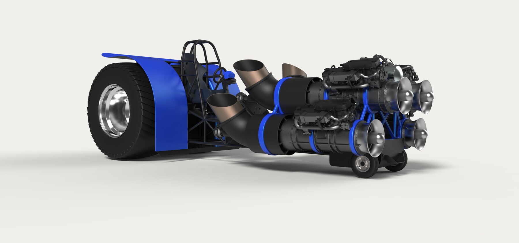 ArtStation - Jet pulling tractor 2 | Resources