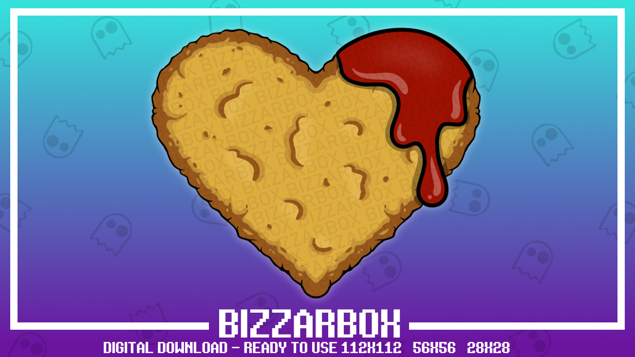 ArtStation - Twitch Emote: Nugget Heart | Artworks