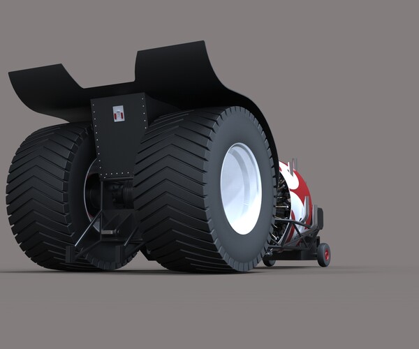 ArtStation - Pulling tractor with radial engine | Resources