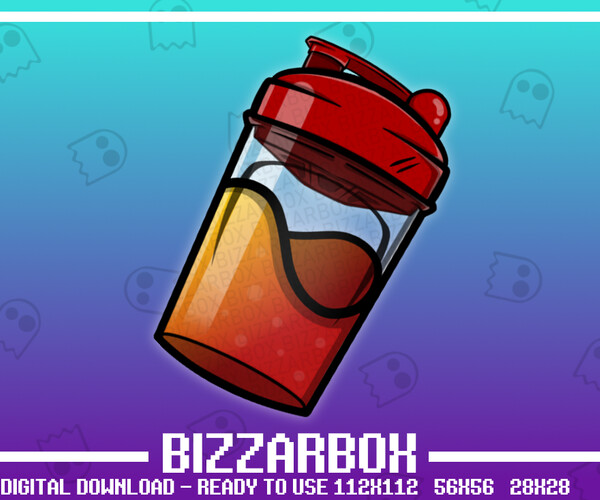 ArtStation - Twitch Emote: Energy Drink Shaker | Artworks