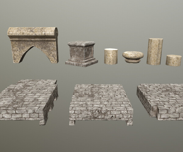 ArtStation - Altar Set | Game Assets