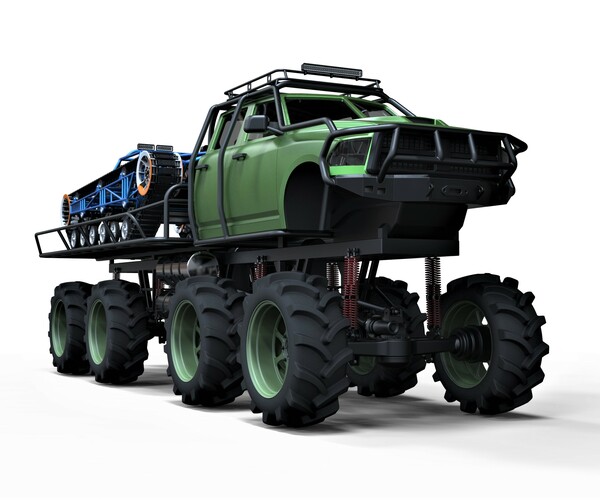 ArtStation - Super bogger with Concept tracked vehicle | Resources