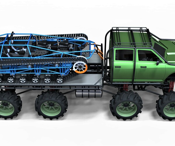 ArtStation - Super bogger with Concept tracked vehicle | Resources