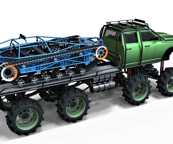 ArtStation - Super bogger with Concept tracked vehicle | Resources