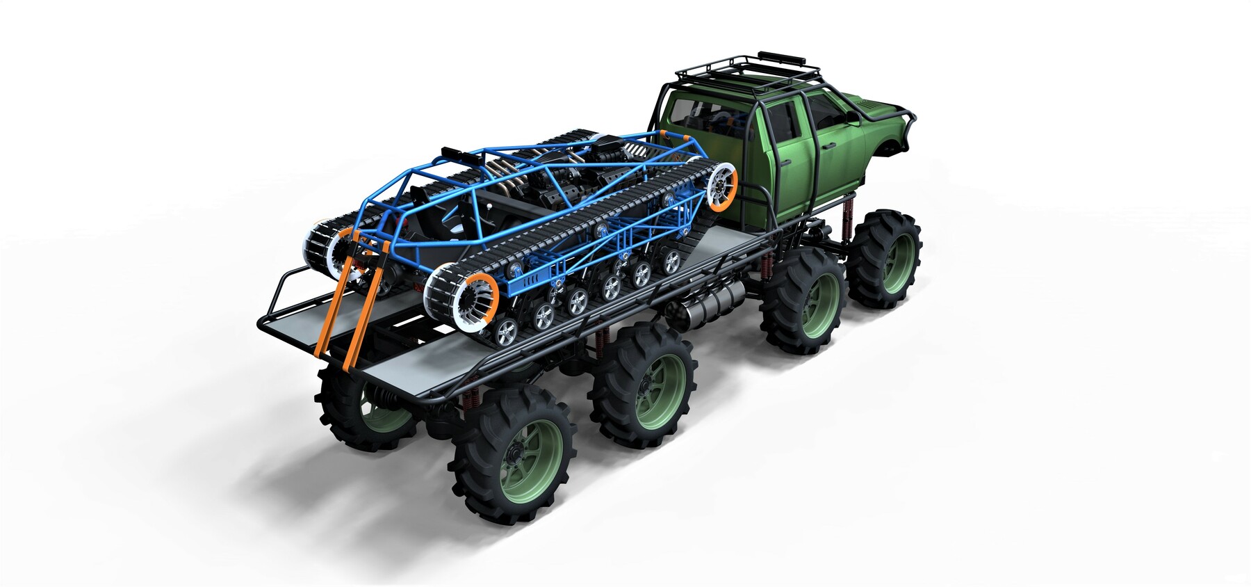 ArtStation - Super bogger with Concept tracked vehicle | Resources