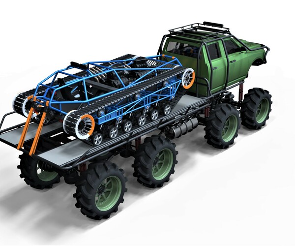 ArtStation - Super bogger with Concept tracked vehicle | Resources