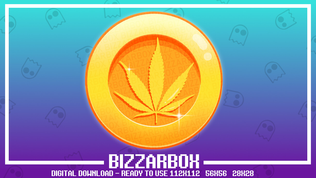 ArtStation - Twitch Channel Point Emote: 420 Leaf Coin | Artworks