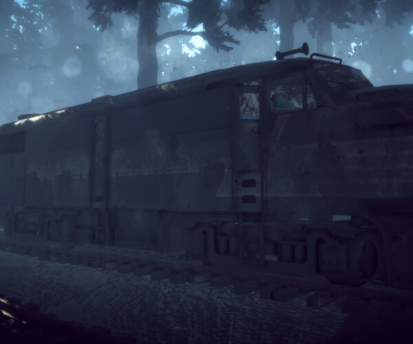ArtStation - Abandoned Train Pack | Game Assets