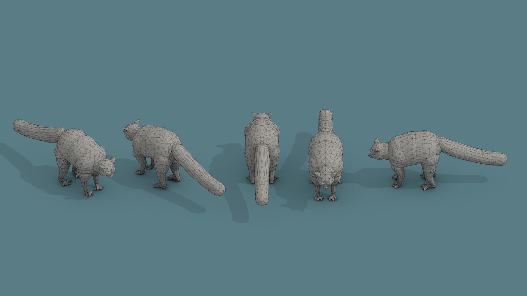 ArtStation - Low Poly Animal Isometric Icon Pack 04 | Game Assets