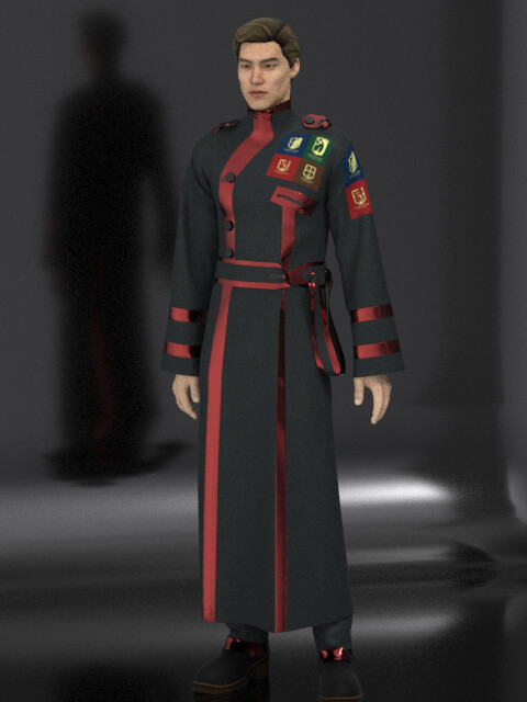 ArtStation - Anime military outfit | Resources