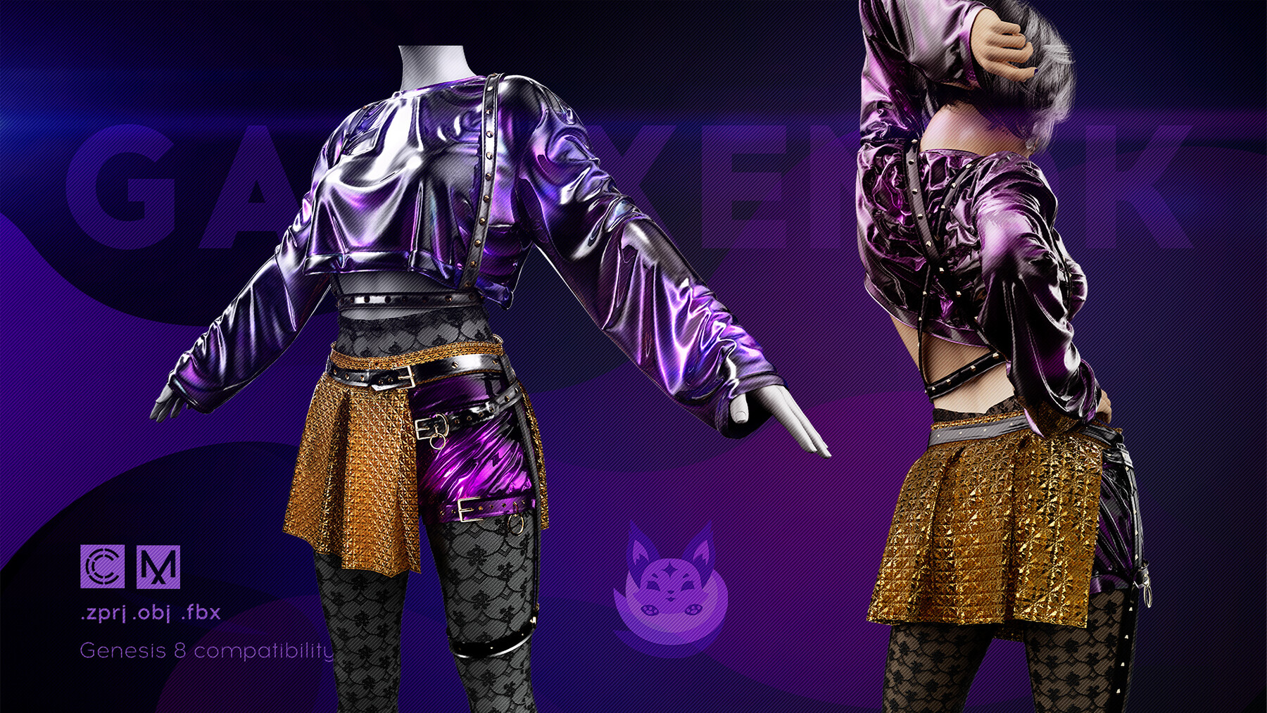 ArtStation - Female Street Outfit. Avatar genesis 8 Female. Marvelous ...