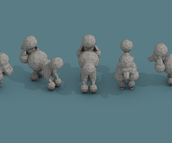 ArtStation - Low Poly Animal Isometric Icon Pack 05 | Game Assets