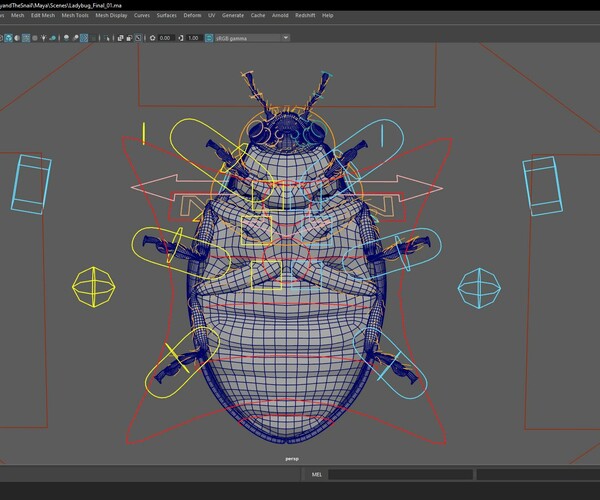 ArtStation - Hyper Realistic Ladybug Rig | Resources