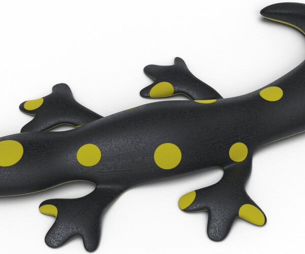 ArtStation - 3D Stuffed salamander toy | Resources