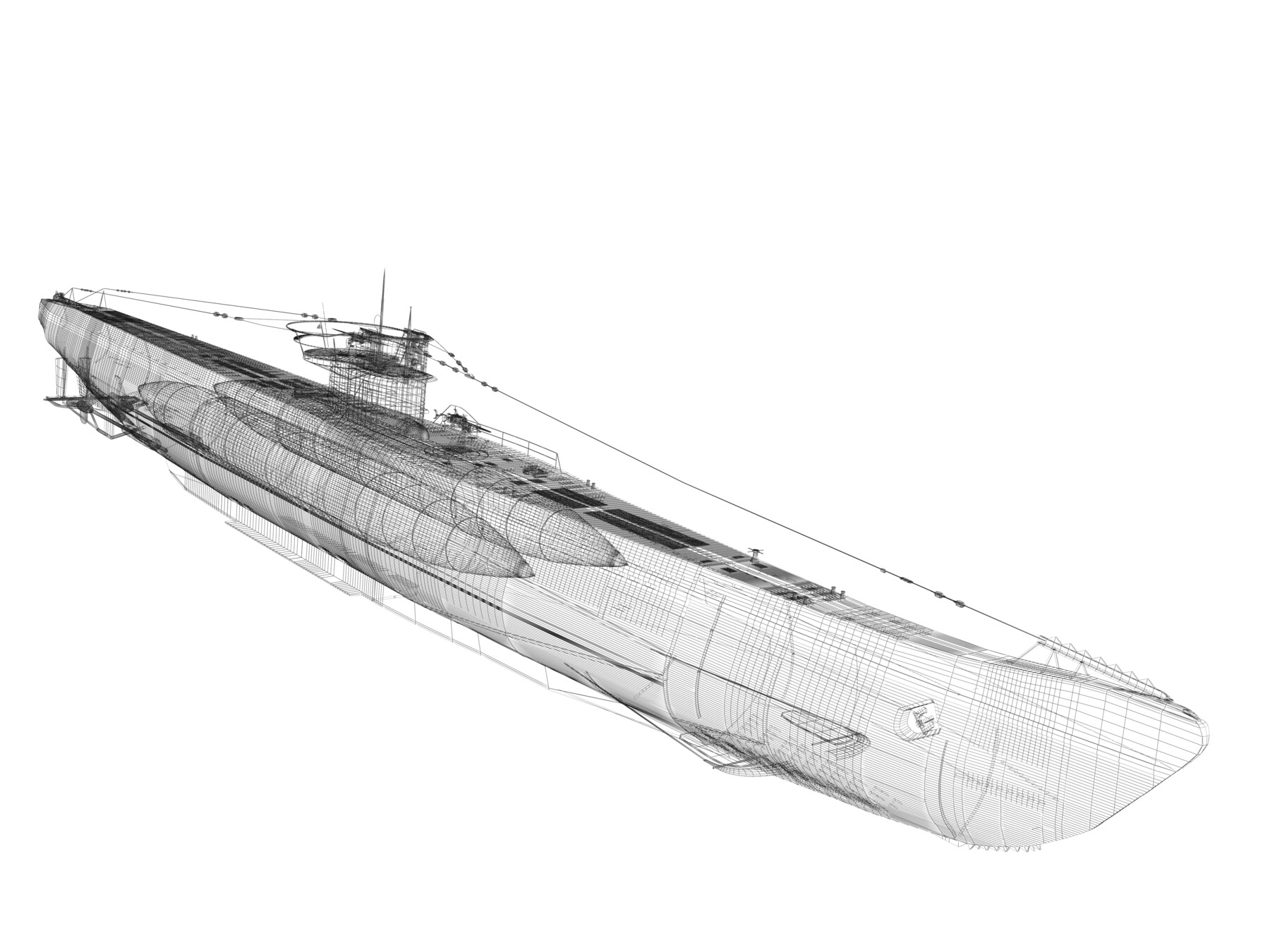 ArtStation - U-boat Type VII 3d model | Resources