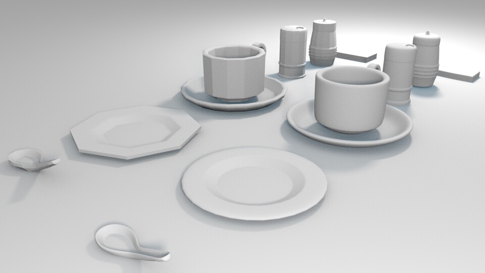 ArtStation - Obj_tableware | Resources