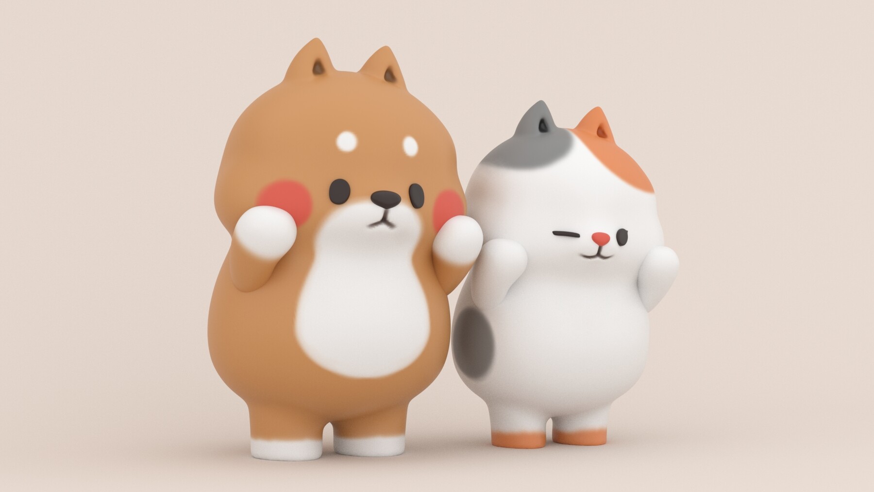 ArtStation - Yuta and Bella - Tonton Friends Fan Art - 3D Print Models ...