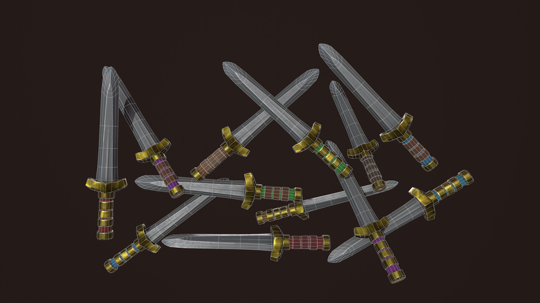 ArtStation - Stylized PBR Little Sword Pack - V2 - Compatible with ...